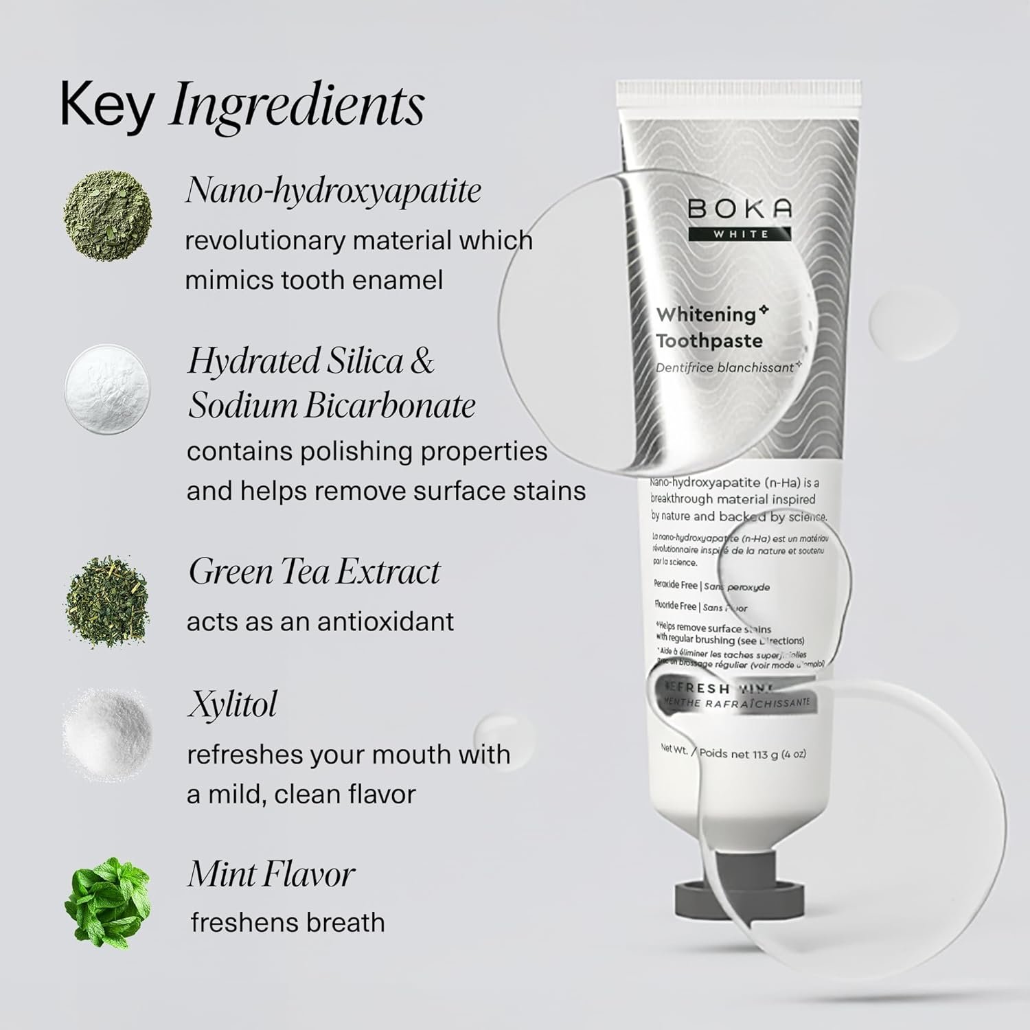 Boka Nano‑Hydroxyapatite Remineralizing Toothpaste (Fluoride‑Free) – PureBy Korea | Shop K ...